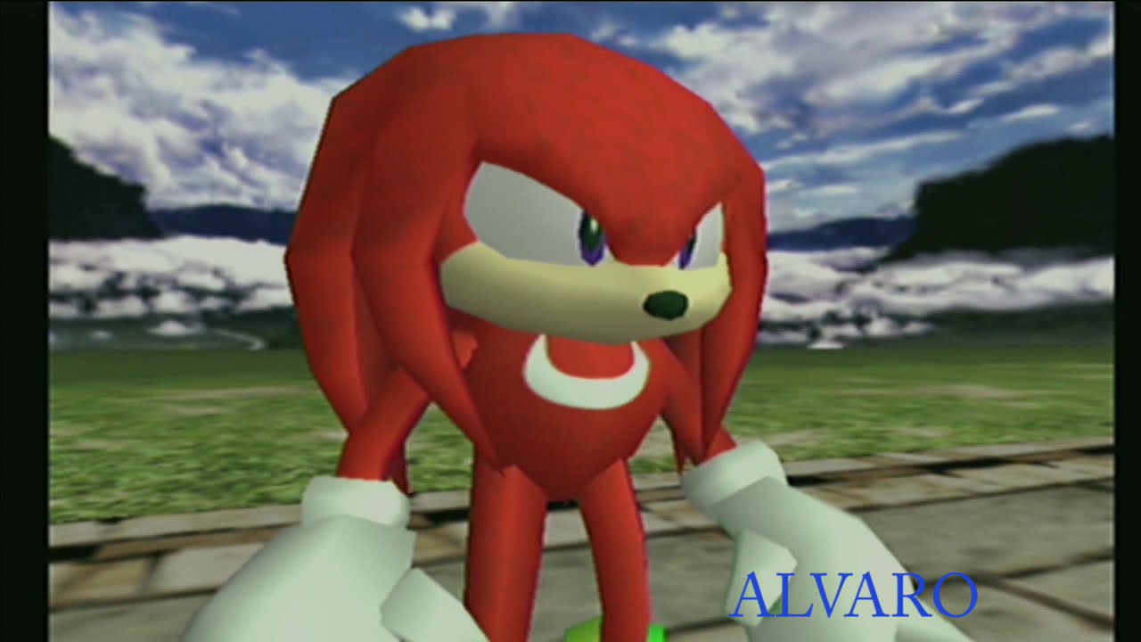 Sonic Adventure Dreamcast All Of Knuckles CutScenes - YouTube