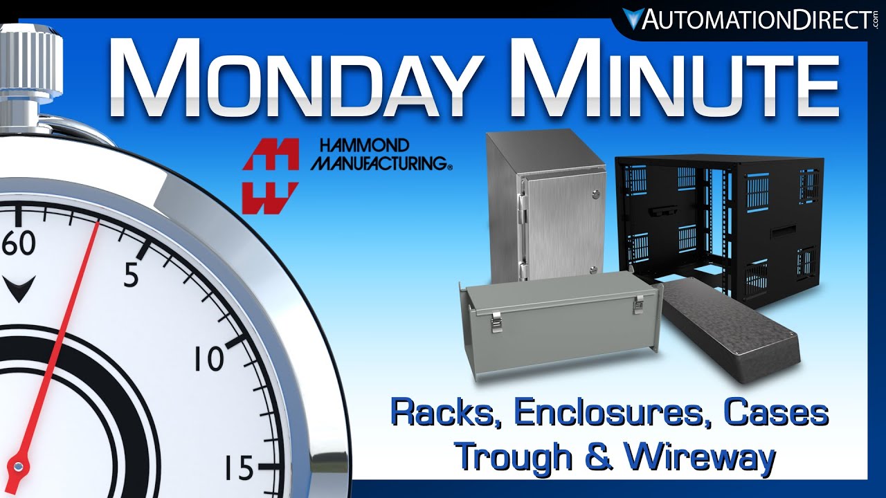 Hammond Enclosures from AutomationDirect - YouTube