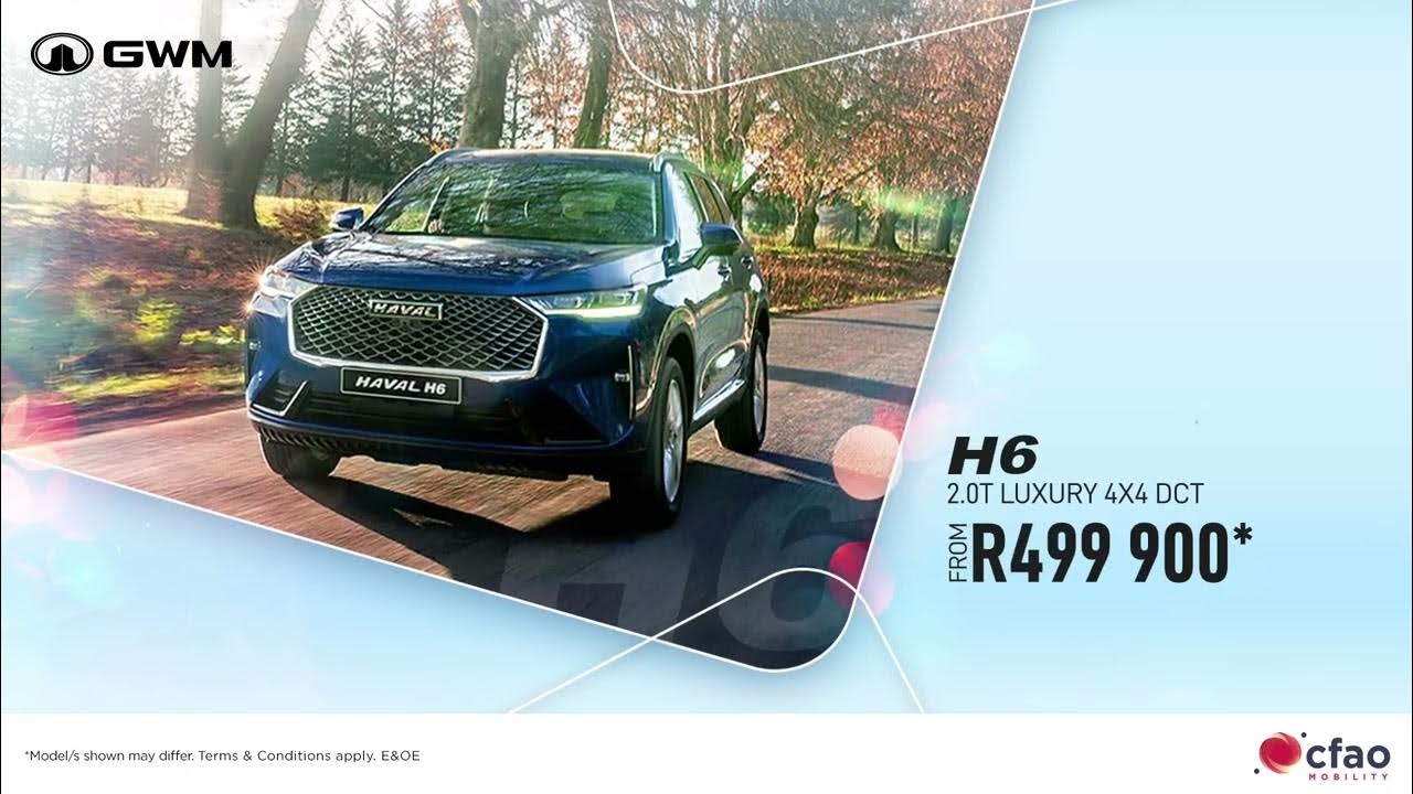 CFAO Mobility - GWM - HAVAL H6 Luxury 4x4 DCT - YouTube
