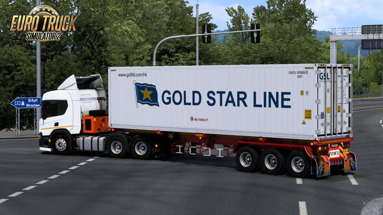 [ ETS2 ] รับตู้ลาน cimc 2 ไปบรรจุอาหารแช่แข็ง - YouTube