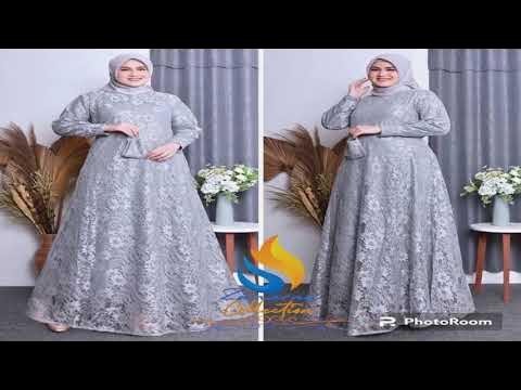 Jual MODEL BARU GAMIS BURKAT NADINE GAUN MAXI DRESS BRUKAT FASHION CEWEK SERAGAM WANITA REMAJA ...