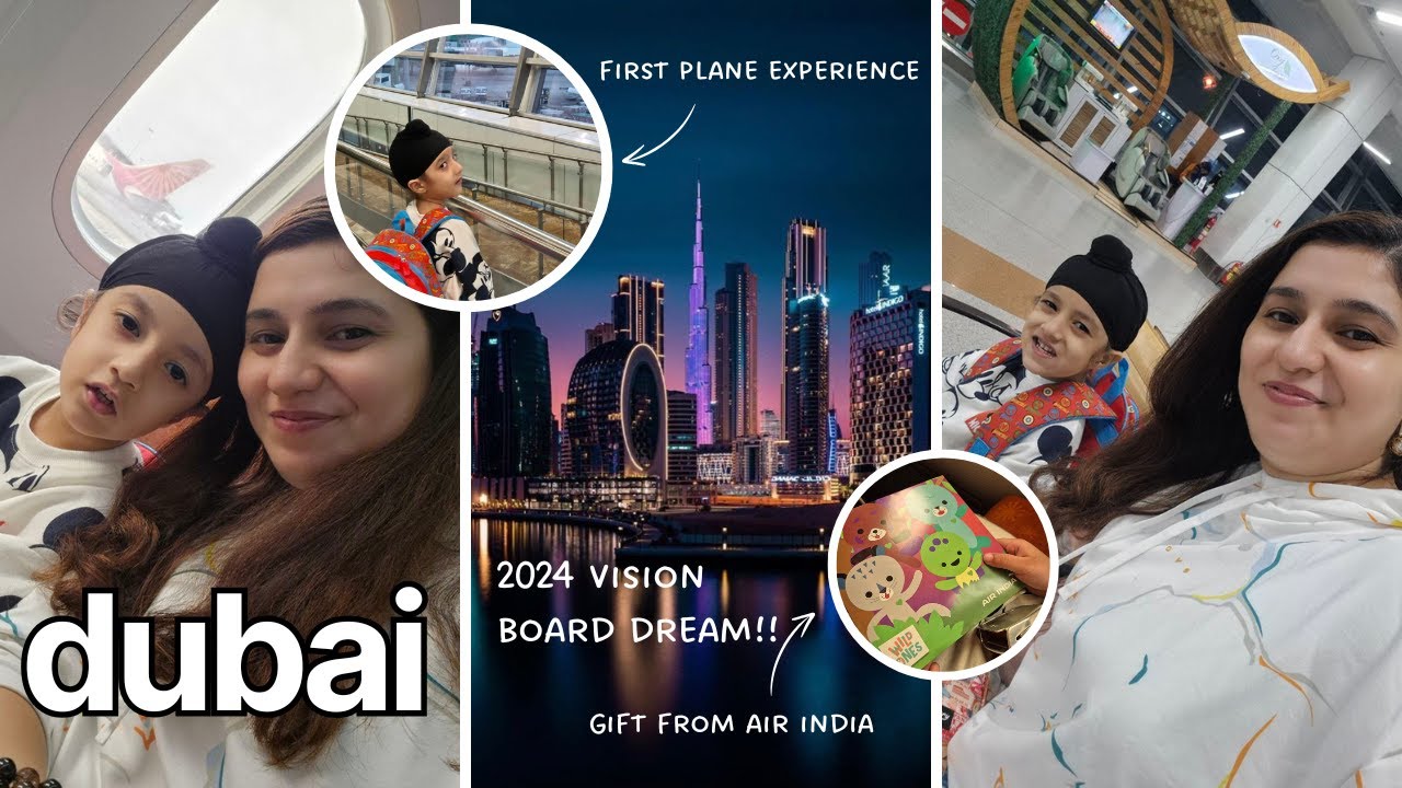 Guntaj's FIRST PLANE EXPERIENCE at 4 Years- Touch Down DUBAI!! - Mumma ...