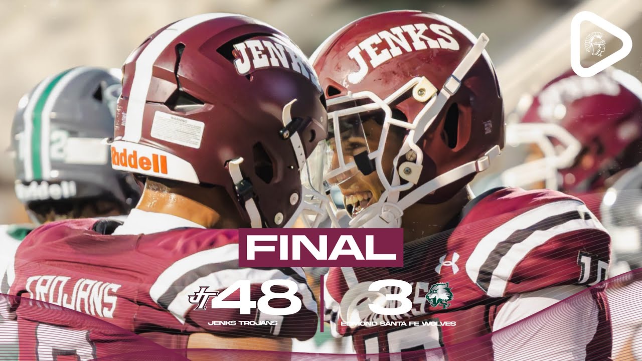 HIGHLIGHTS: Jenks Trojans Dominate Edmond Santa Fe for Season-Opening ...