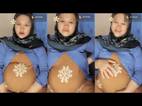 Bunda hamil jilbab cantik manis alami sendirian di malam jumat