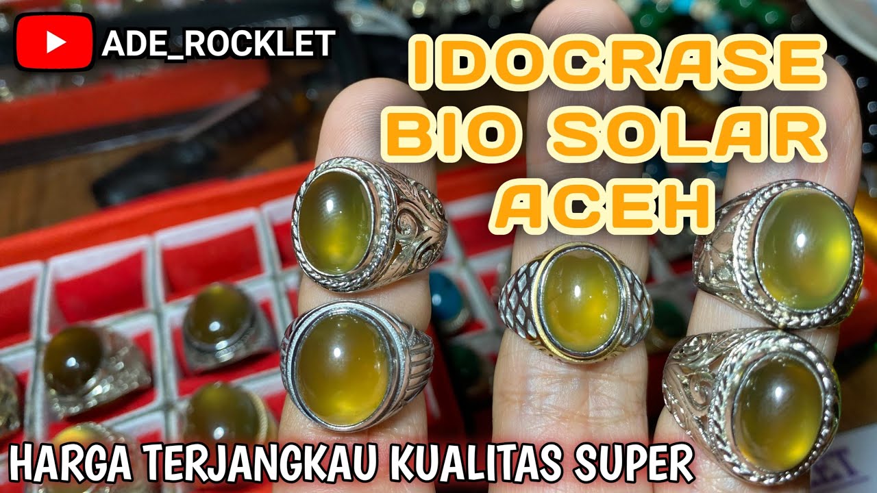 BATU AKIK BIO SOLAR ACEH IDOCRASE HARGA TERJANGKAU - YouTube
