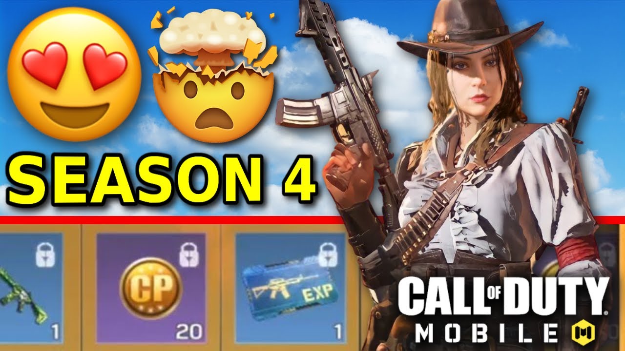 SEASON 4 BATTLE PASS MAXED OUT in COD MOBILE!!! - YouTube