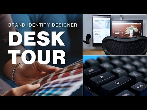 2023 Home Office Tour & Desk Setup as a Brand Designer Chicago # ...