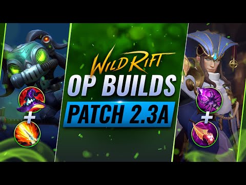 5 OP ITEM BUILDS on Patch 2.3A - Wild Rift (LoL Mobile) - YouTube