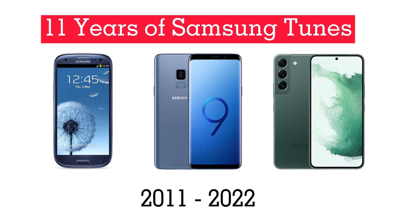 Samsung Ringtone Evolution 2022 - YouTube