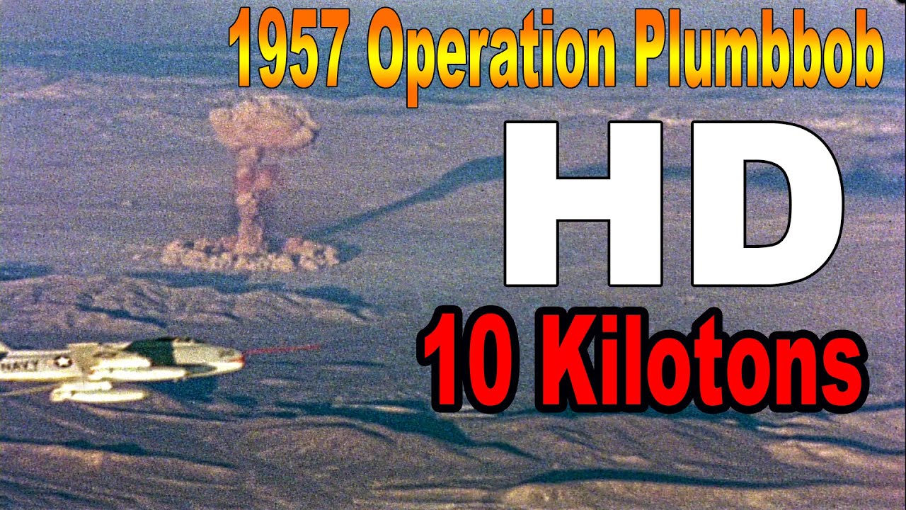 Flying close to 10 kilotons Nuclear Explosion Cloud 1957 Part2 - YouTube