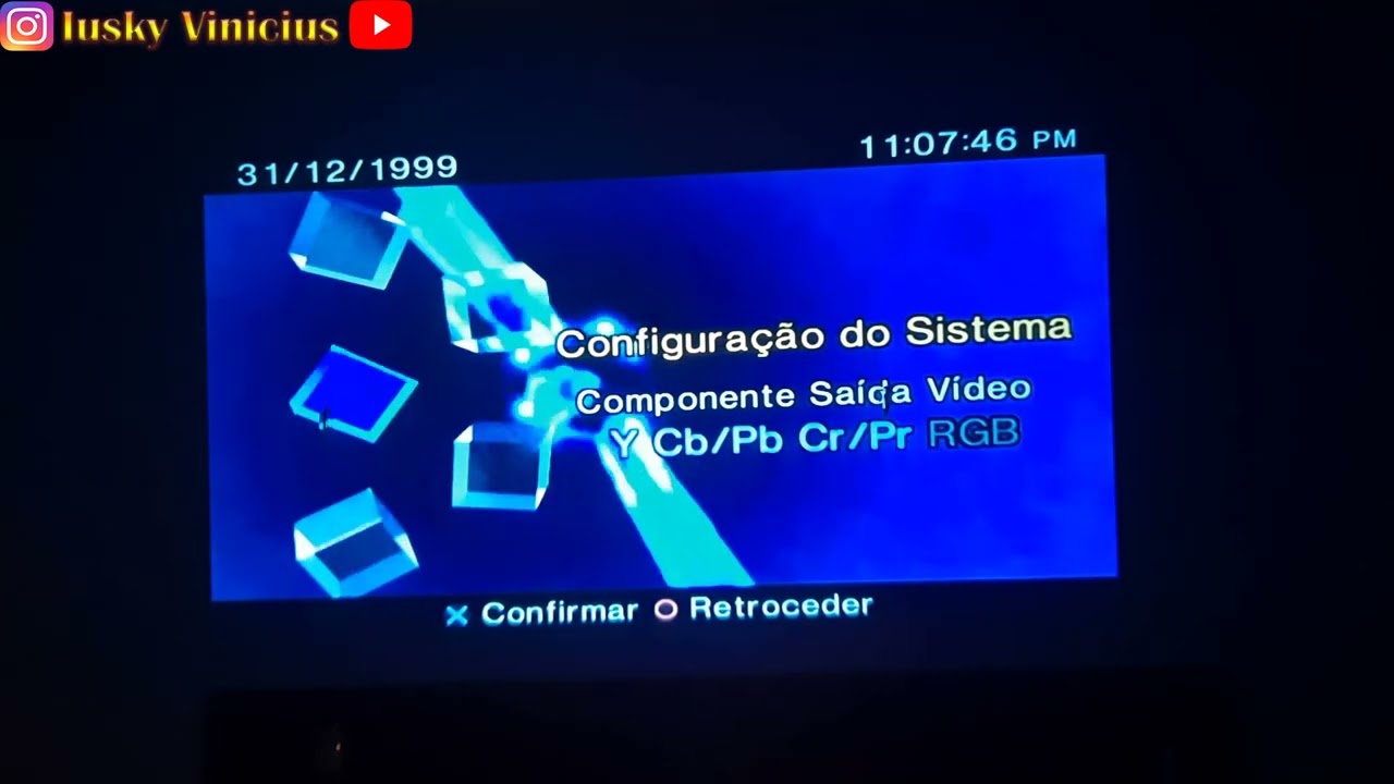 PS2 CONFIGURAÇÃO PARA FAZER FUNCIONAR O ADAPTADOR HDMI PLAYSTATION 2 ...