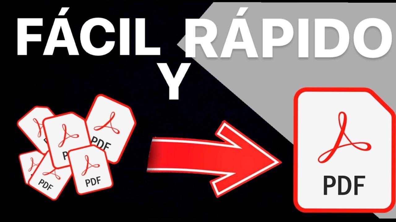 Como agrupar varios archivos PDF a UNO SOLO (2020) - YouTube