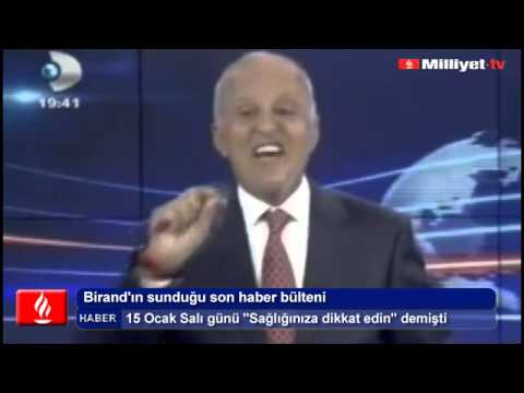 Birand'ın sunduğu son haber bülteni