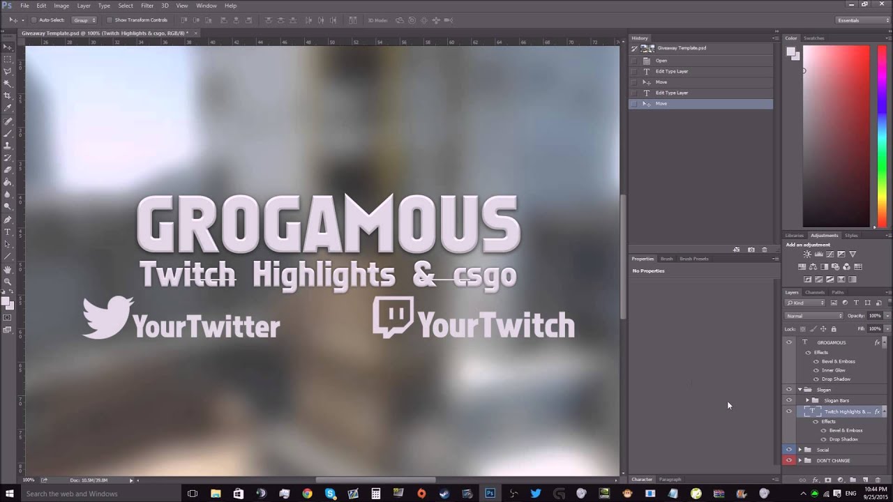 [FREE] Basic CS:GO YouTube Banner - YouTube