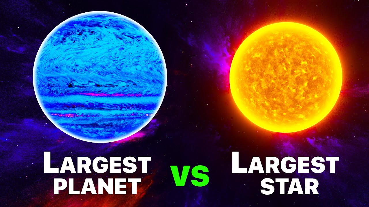 Biggest Star VS Biggest Planet In The Universe - 2025 - YouTube
