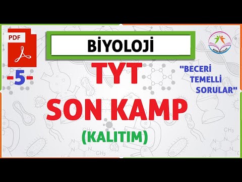 TYT BİYOLOJİ SON KAMP-Yeni nesil sorularla TYT biyoloji son tekrar-5-(Kalıtım)