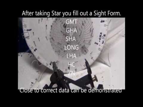 Learn Celestial Navigation and Sight Form. - YouTube
