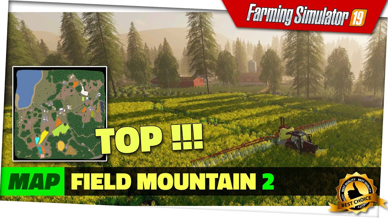 FS19 | NEW MAP "Field Mountain 2" - YouTube