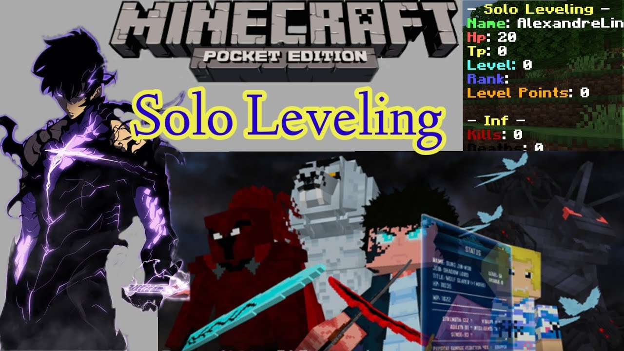 ADDON : Solo Leveling [minecraft Pe 1.19] 🔥 - YouTube