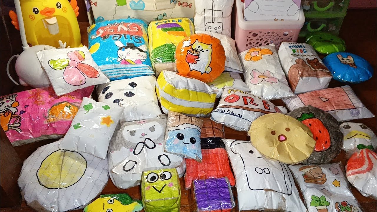 paper squishy collection #1 - YouTube