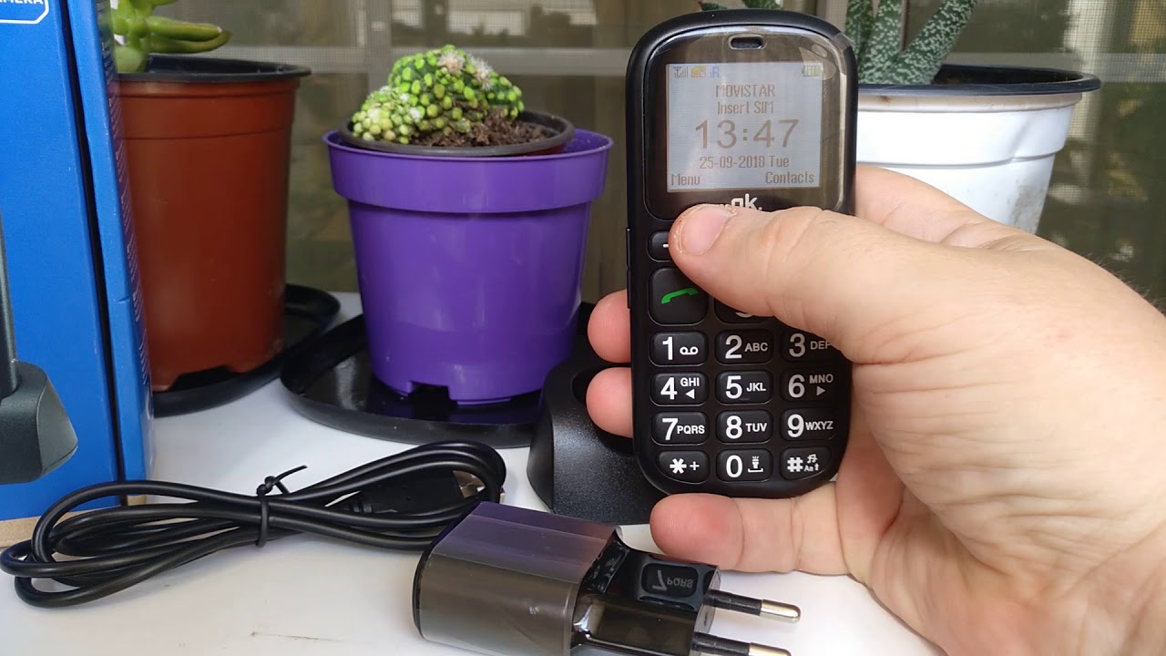 OK mobile phone ideal for older phone users - YouTube