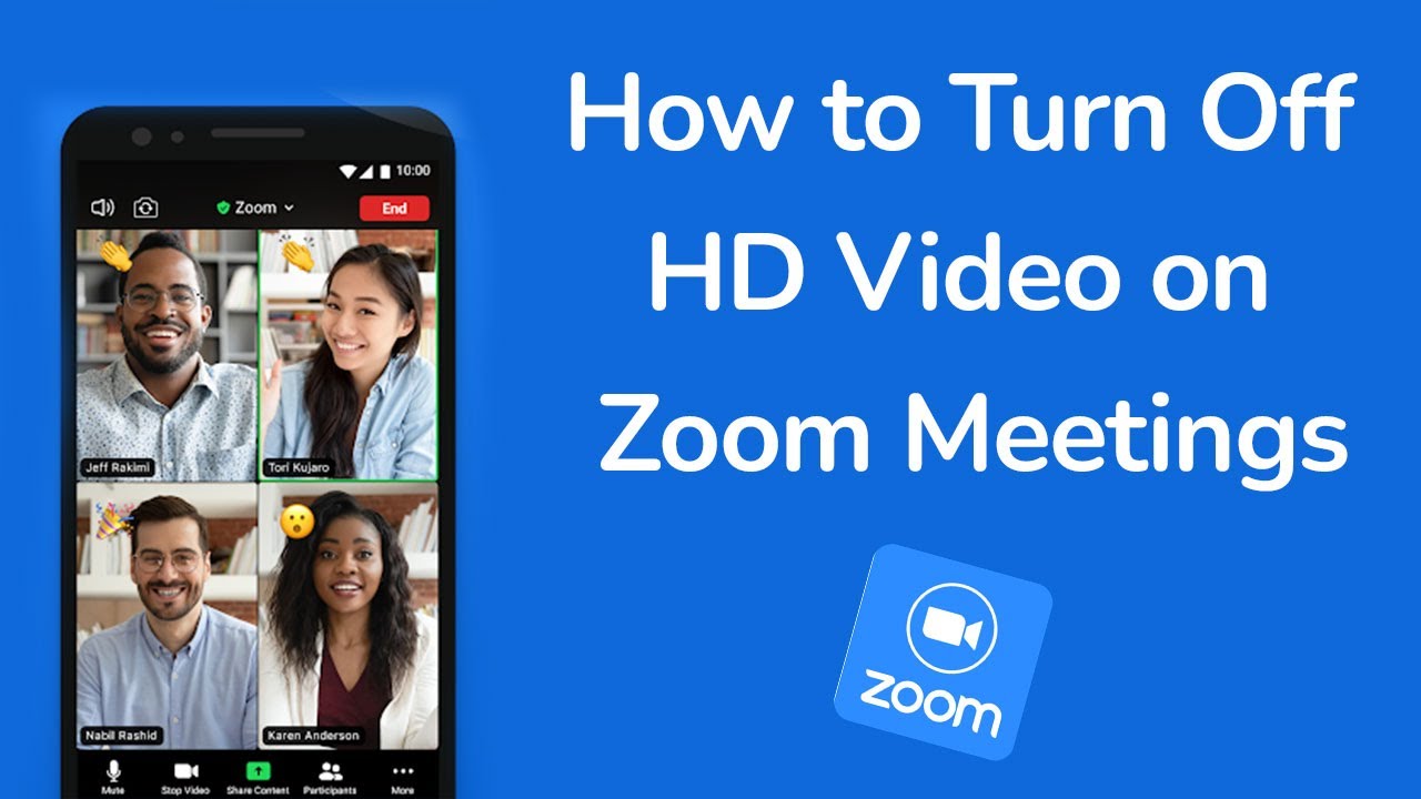 How to Turn Off HD Video on Zoom Meetings? - YouTube
