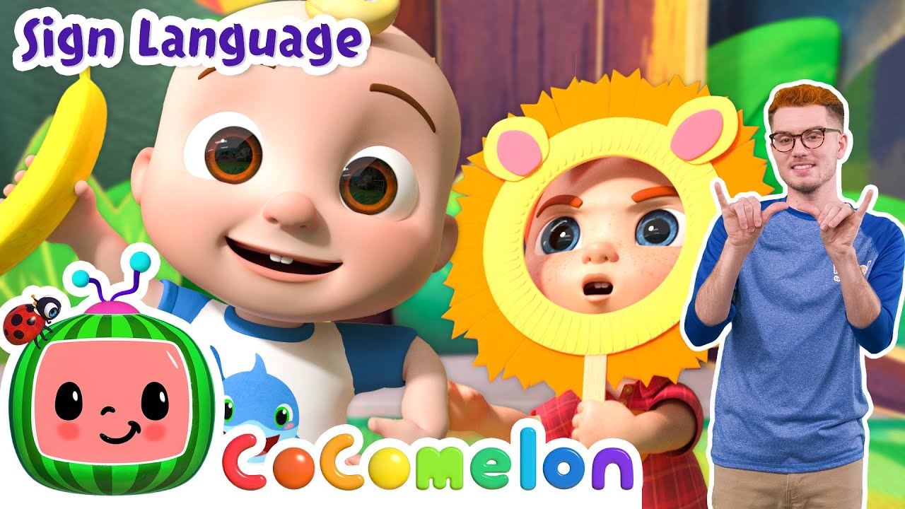 Guess the Animal Song | Cocomelon Nursery Rhymes | Learn ASL & Baby ...