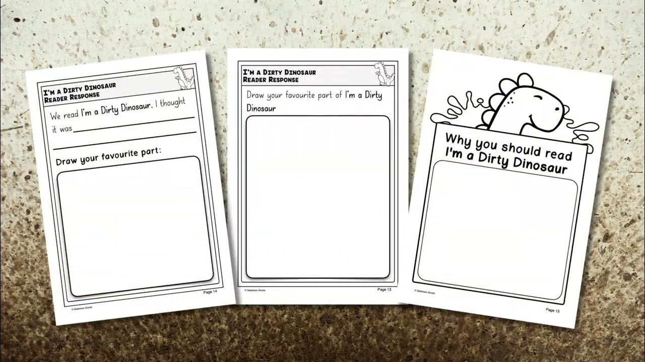 I'm a Dirty Dinosaur by Janeen Brian and Ann James - Activities for ...