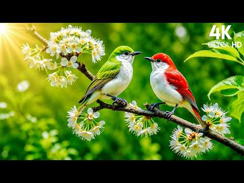 Music therapy 🎹  Gentle Bird Sounds & Peaceful Piano Music🐦stress and fatigue💚