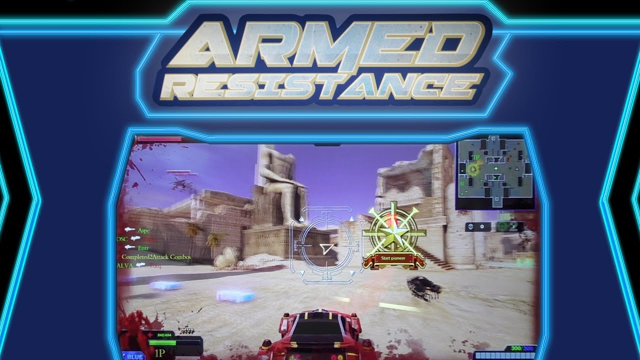 Armed Resistance DLX - Arcade Video Game - YouTube