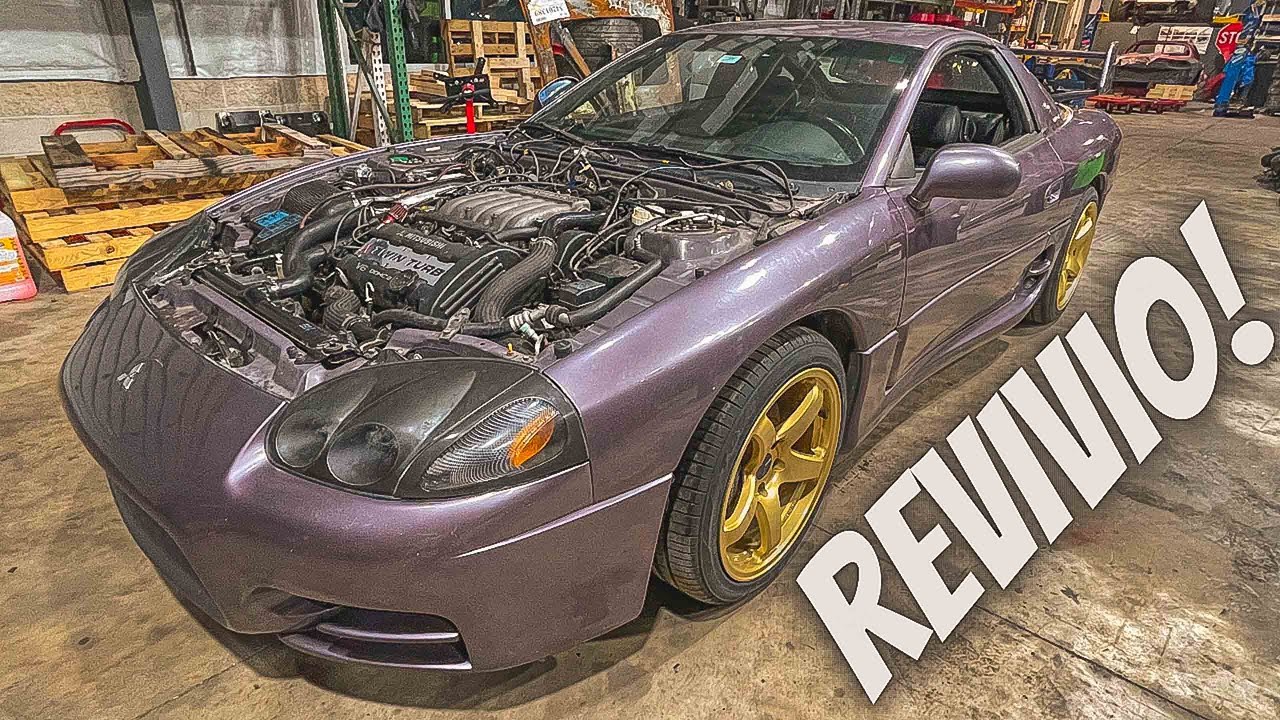 ENCENDIENDO EL NUEVO MOTOR DEL MITSUBISHI 3000GT VR4 - YouTube
