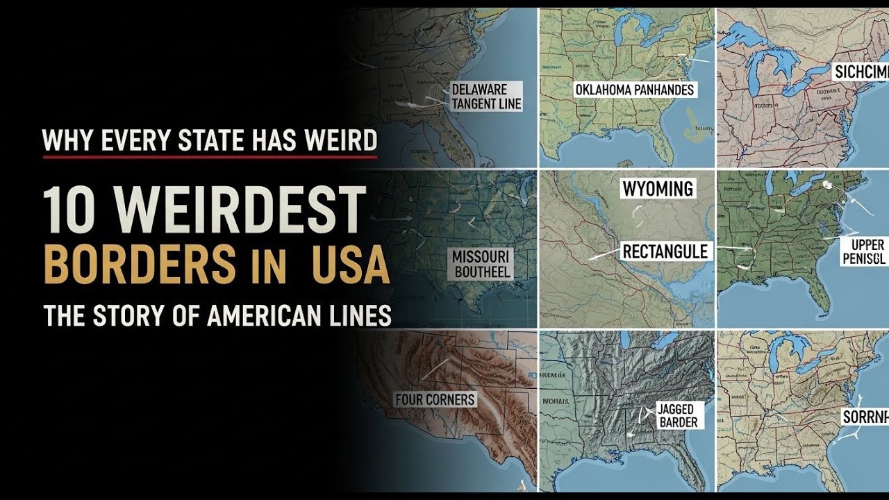Why Every State Has Weird Borders - YouTube