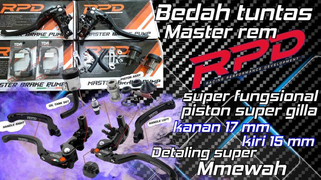 Review master rem rpd dabel master Cocok untuk nmax xmax aerox pcx160 ...