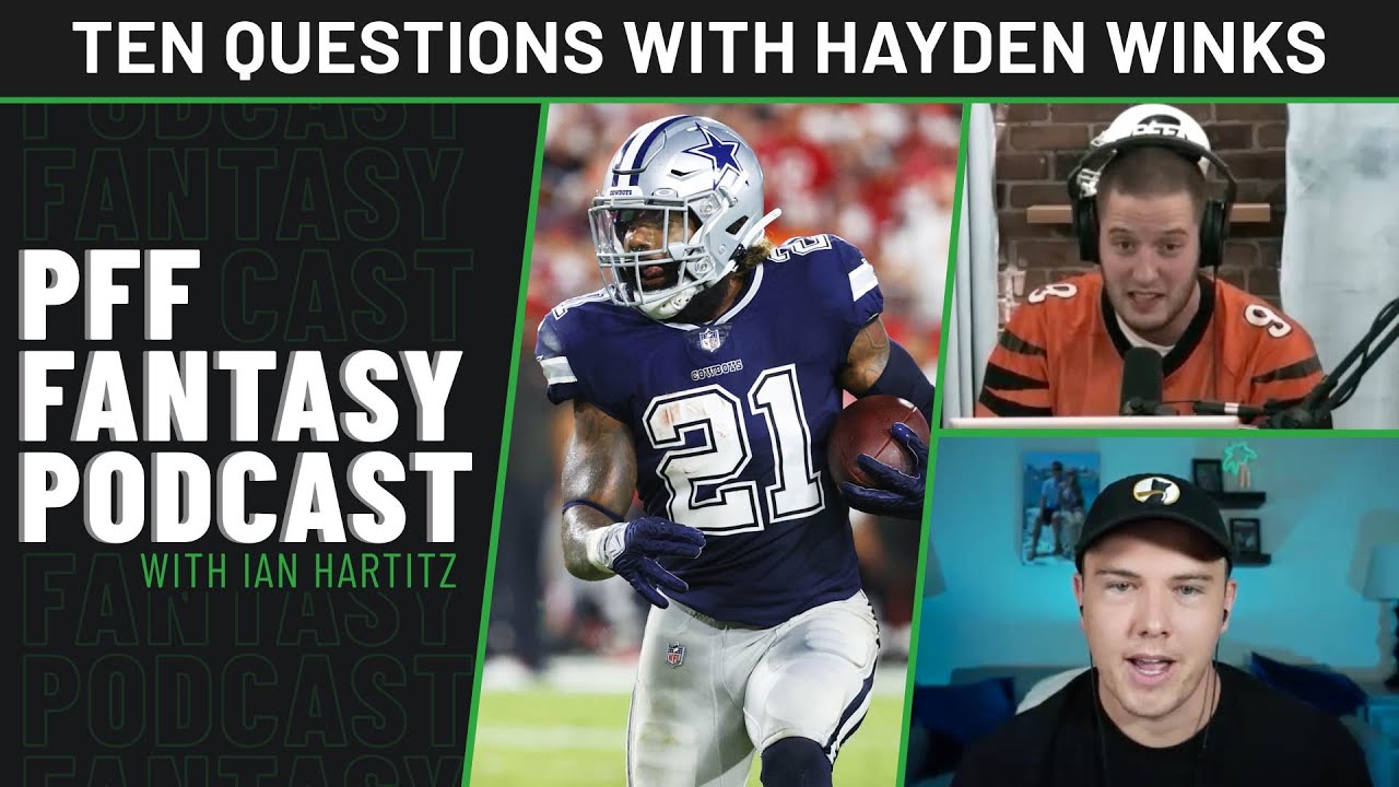 10 questions with Hayden Winks | PFF Fantasy Football Podcast - YouTube