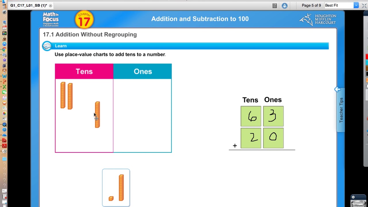 Ch 17, Lesson 1: Addition without Regrouping - YouTube
