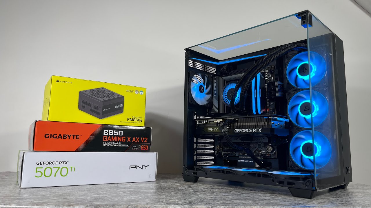 7 minutes of BUILDING a GAMING PC | FULL RGB POV PC BUILD | Ryzen 7 ...