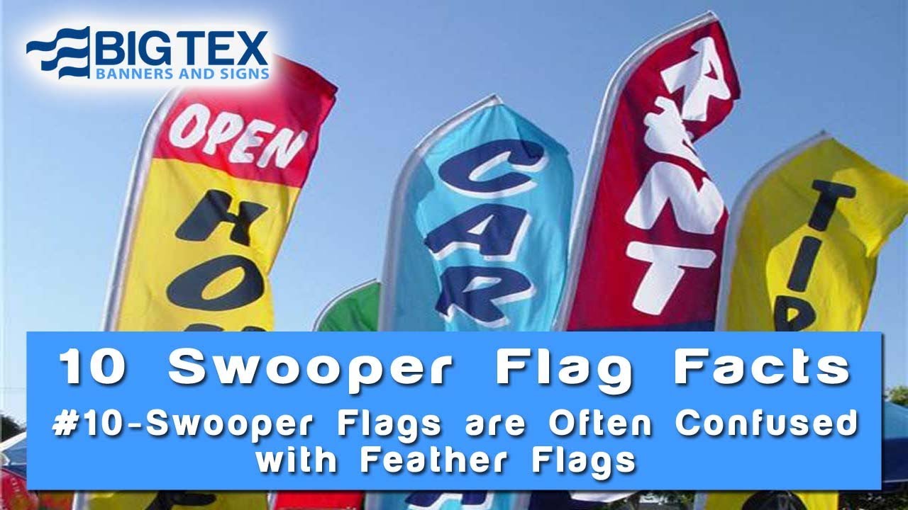 10 swooper flag facts - #10 Swooper Flags vs Feather Flags - YouTube