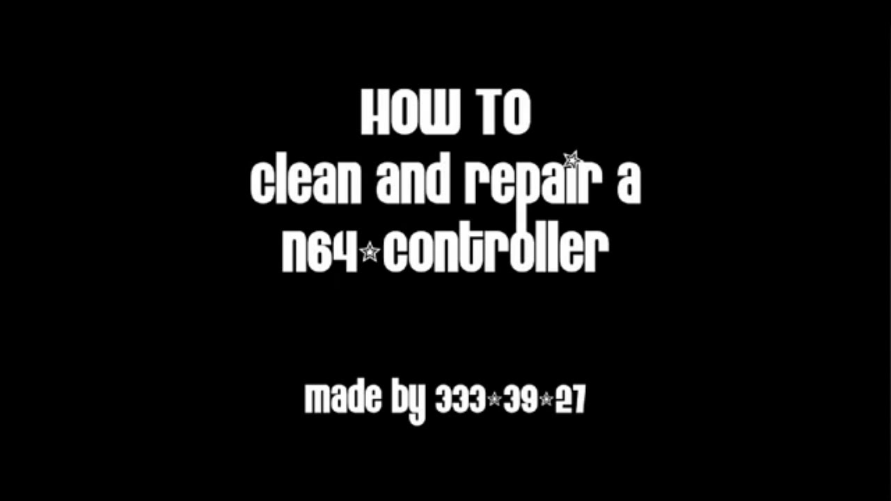 Clean and Repair N64 Controller [Tutorial] - Part 3/4 [HQ] - YouTube