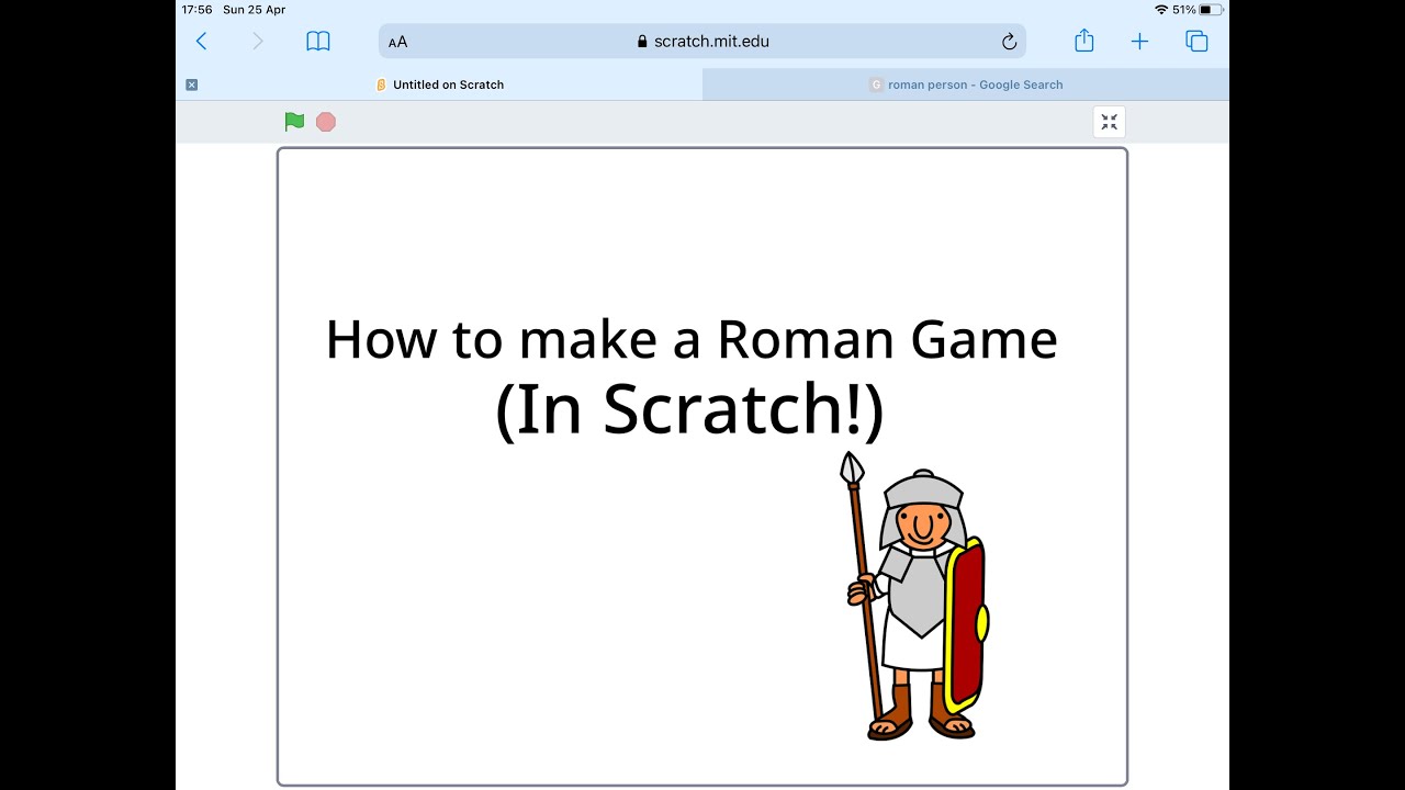 How to make a Roman Game: | Scratch (Part 1) - YouTube