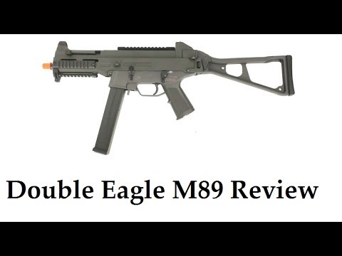 Double Eagle M89 UMP Airsoft Review - YouTube