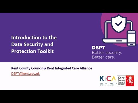 Data Security and Protection Toolkit - Introductory Webinar - YouTube