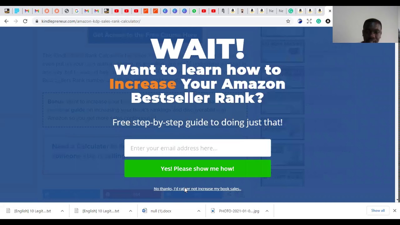 KPS: HOW TO CALCULATE THE BSR of a BOOK (How to know which books are ...