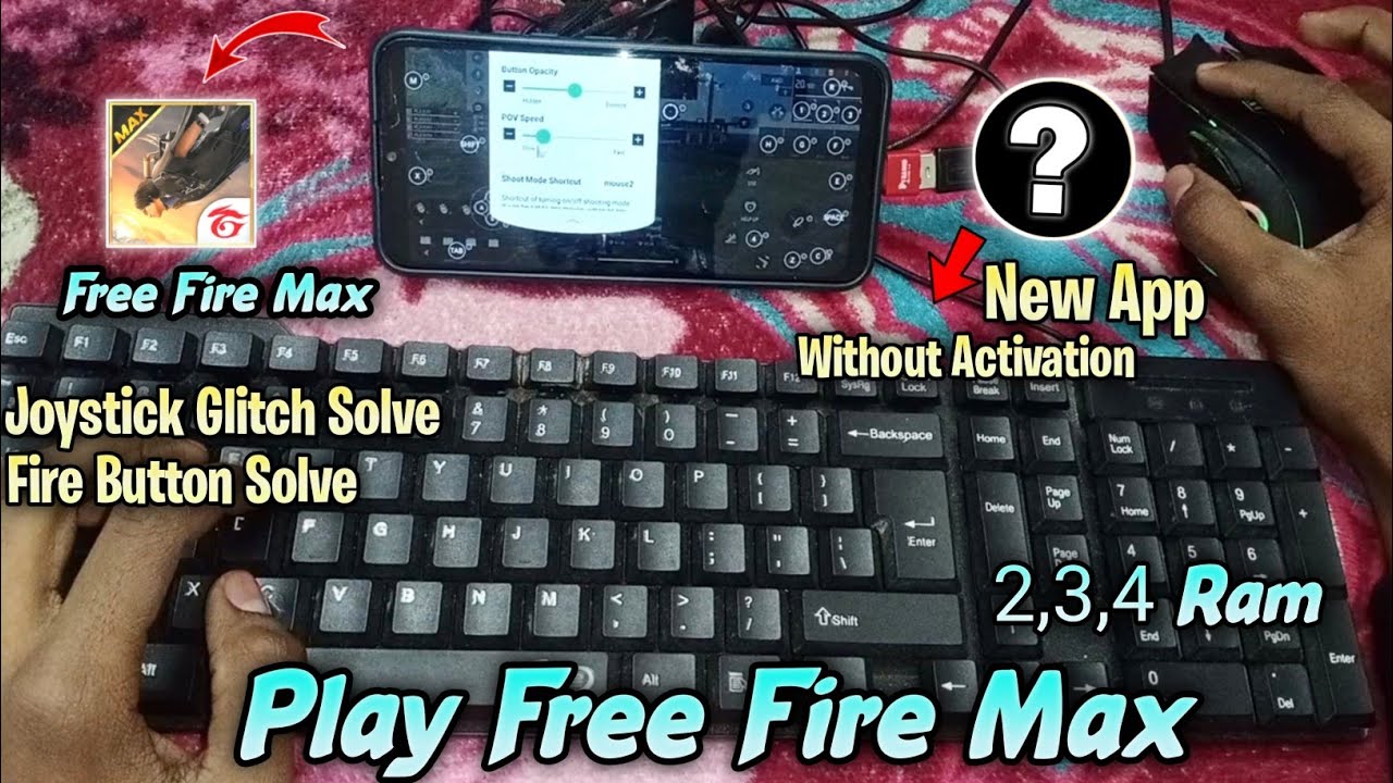 New App Free Fire Max Full Setup Fire + Joystick Glitch Solve ...