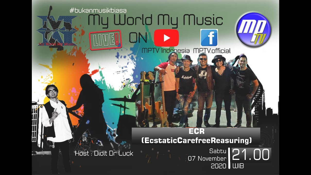 ECR (EcstaticCarefreeReasuring) Band event juga band wedding - YouTube