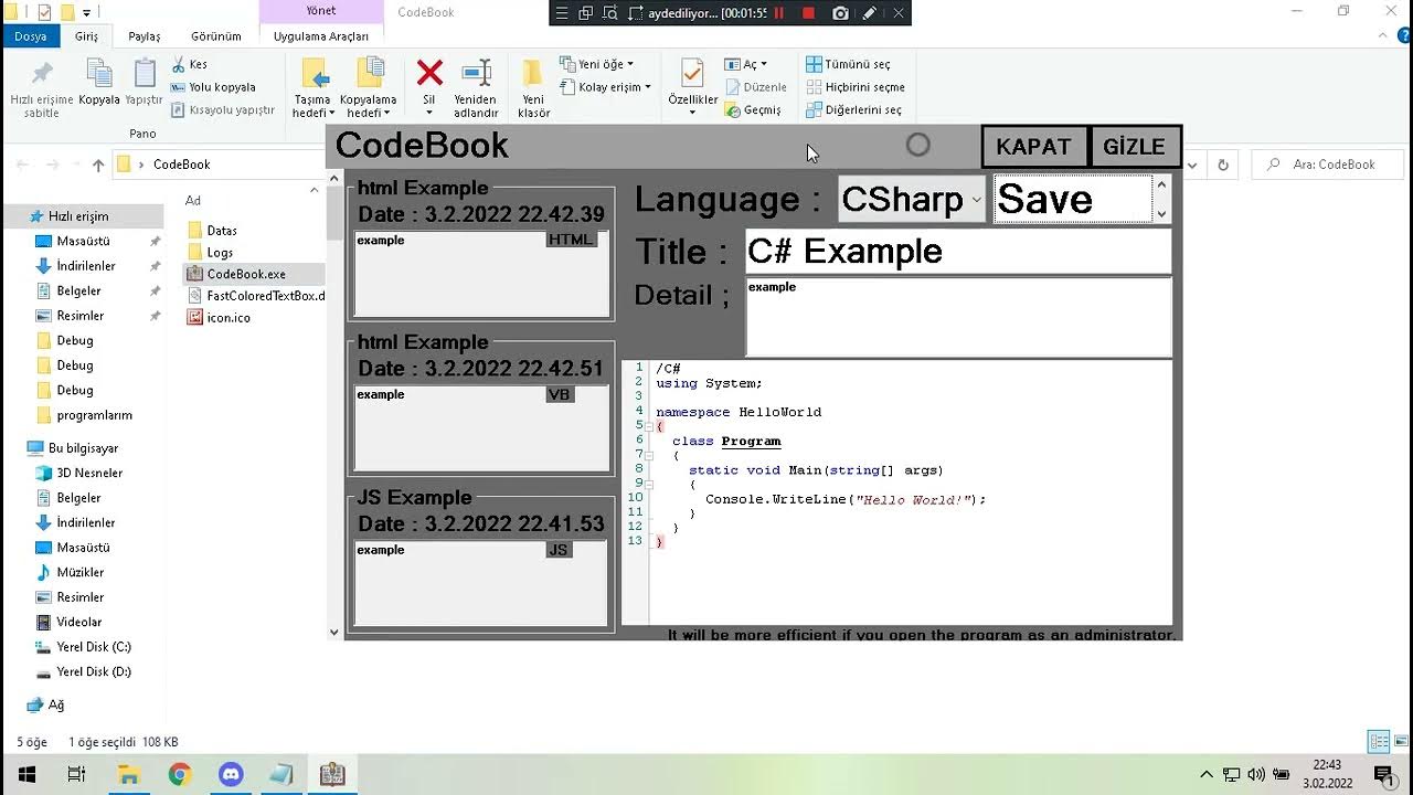 CodeBook - YouTube