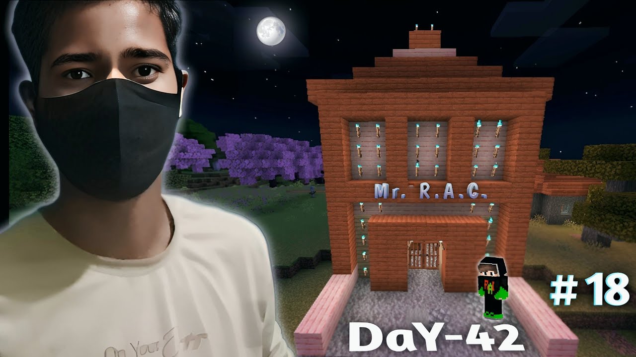 Day 42" I found a new village, A new two floor hut House create"Mr. RAC ...