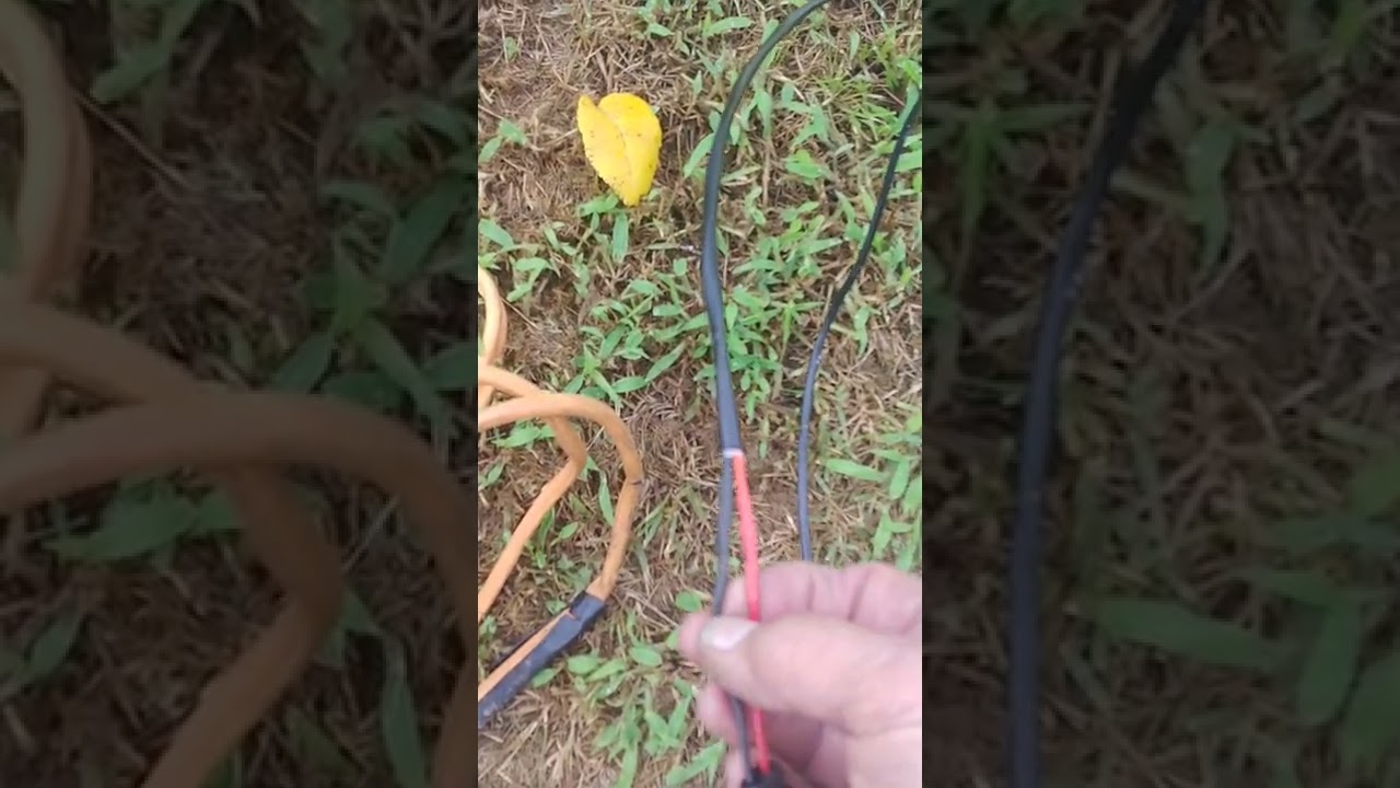 hex beam on a fold over mast on a tilt over tower. - YouTube