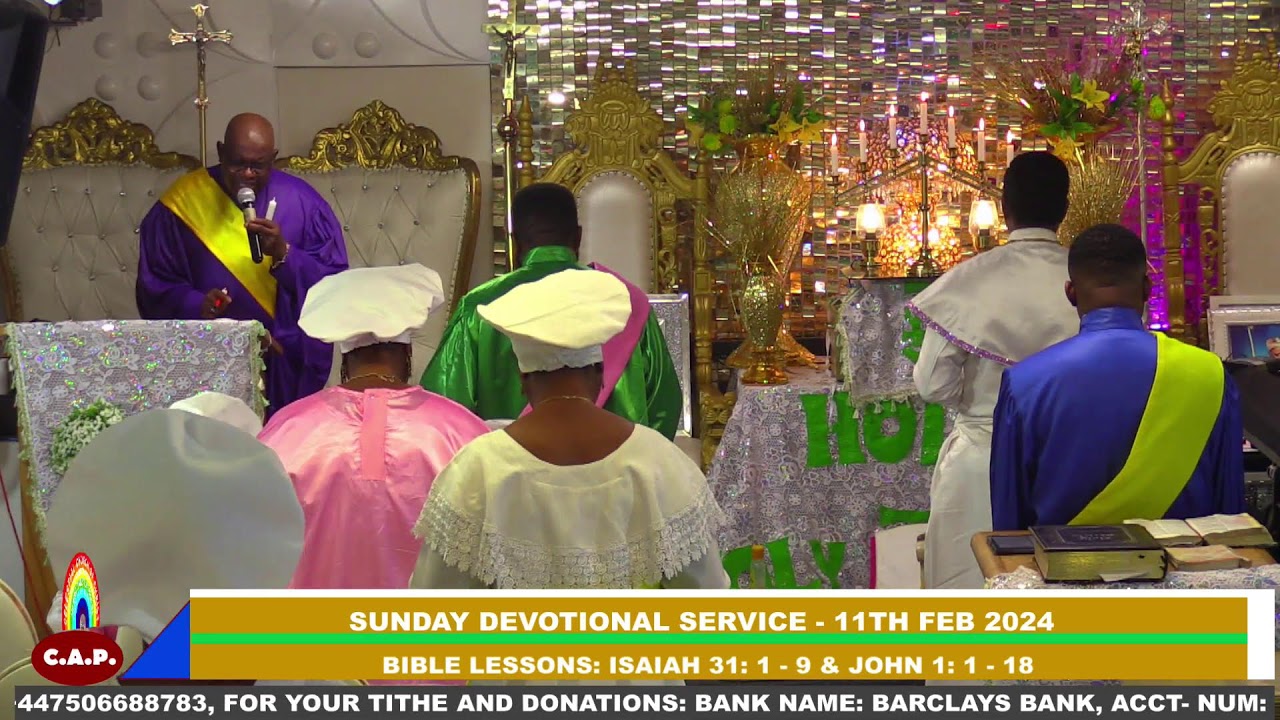 SUNDAY DEVOTIONAL SERVICE - 11TH FEB 2024 - YouTube
