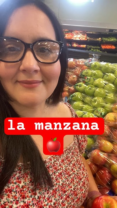 Learn Spanish! la manzana 🍎 (apple) #spanishforbeginners #apple # ...