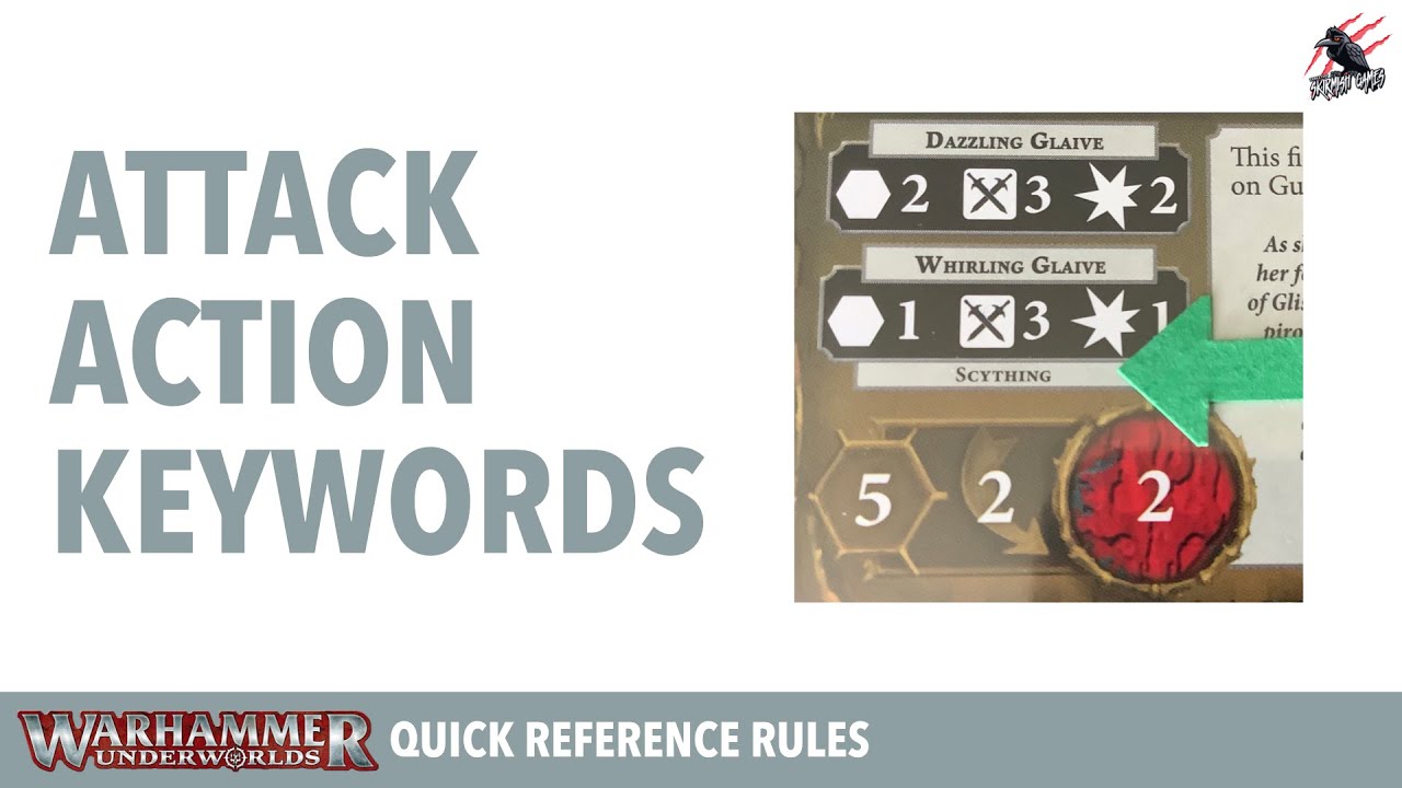 WARHAMMER UNDERWORLDS ATTACK ACTION KEYWORDS - How To Play Quick Reference Rules Guide #shorts ...